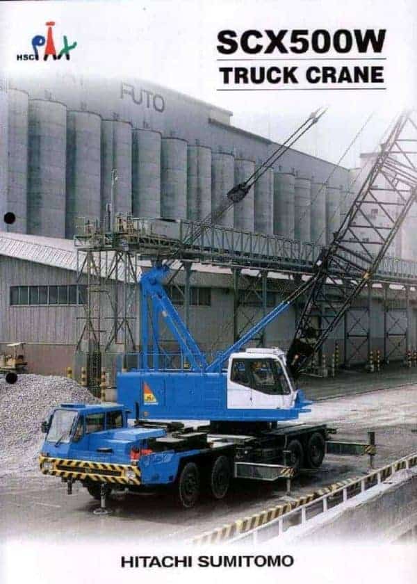 Hitachi Sumitomo SCX500W Load Chart & Specification | Cranepedia